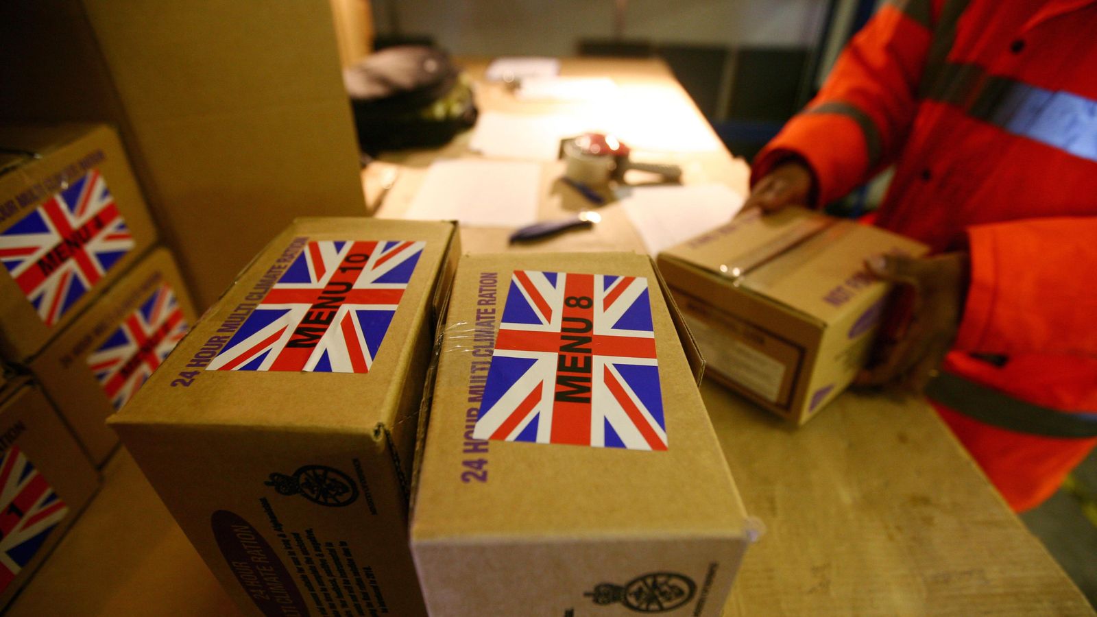 Army to donate ration packs to combat food poverty | UK News | Sky News