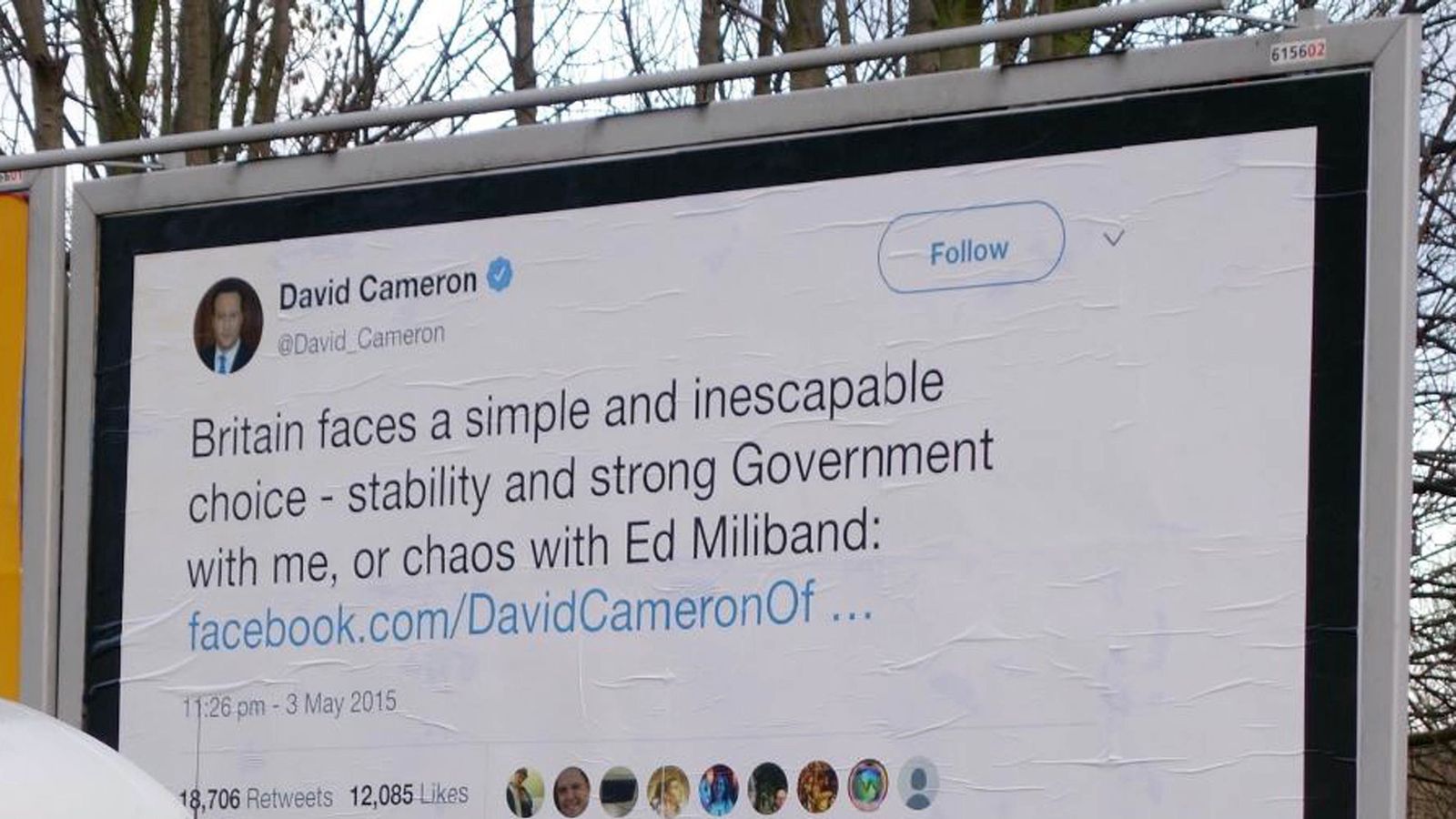 Brexit tweets MPs 'can't delete' shown on billboards | UK News | Sky News