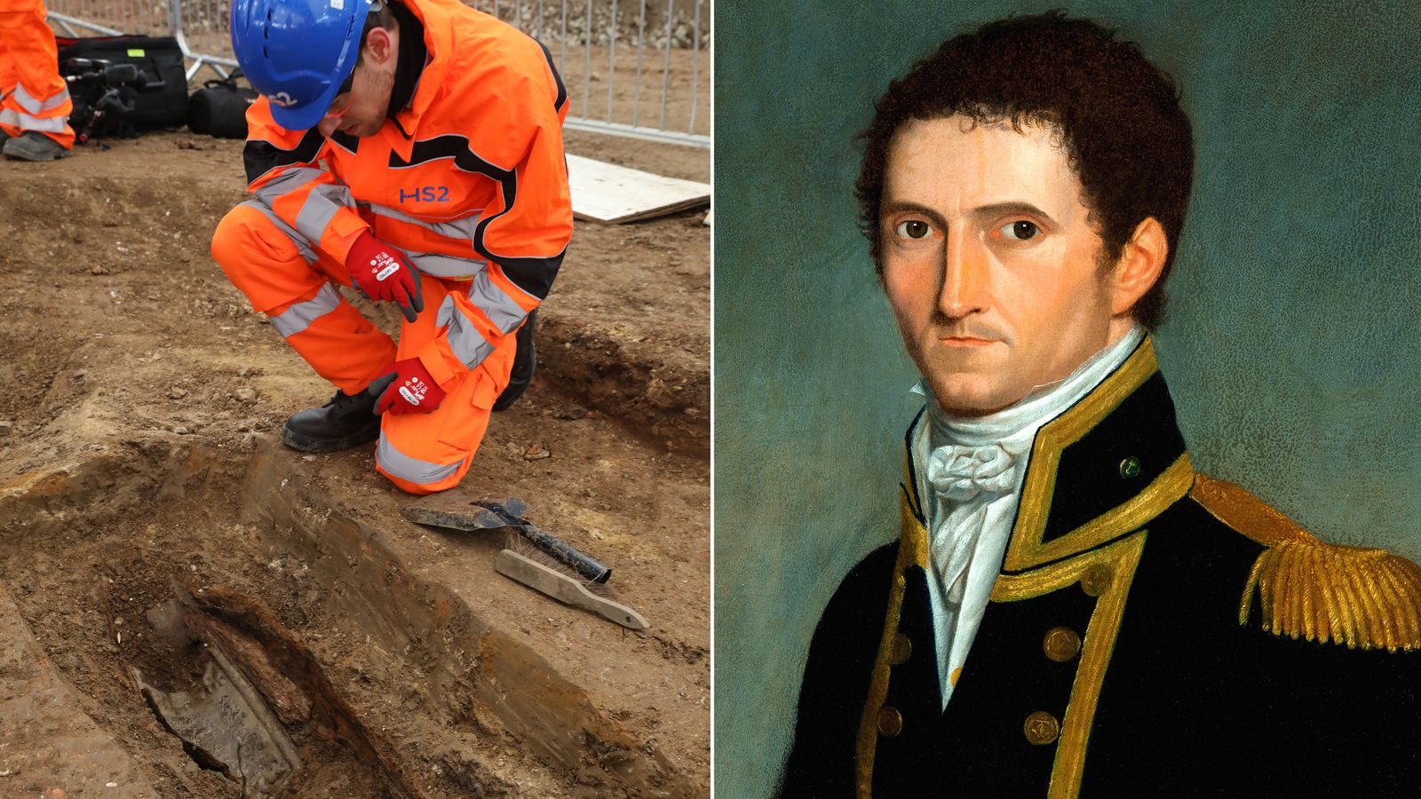 Remains Of Famed Naval Explorer Matthew Flinders Found By HS2 Remains Of Famed Naval Explorer Matthew Flinders Found By HS2
