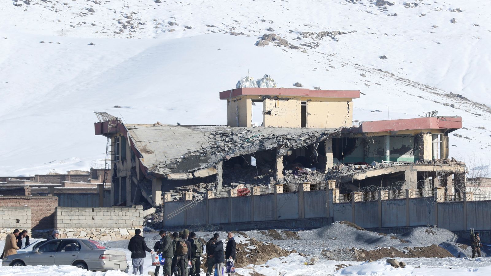 'Powerful explosion' as Taliban car bomb kills more than 100 at Afghan ...
