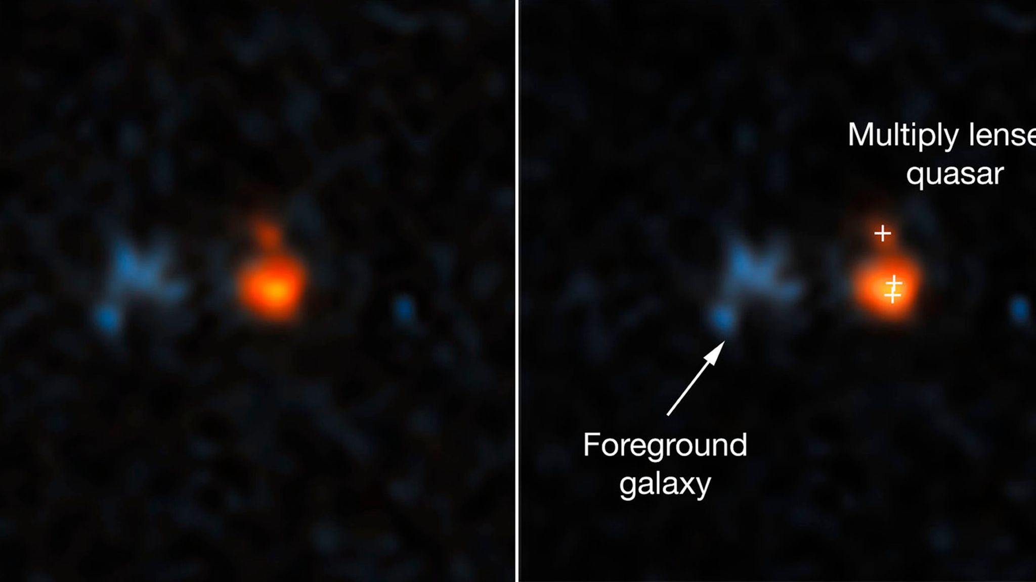 Hubble finds record-breaking quasar with brightness of 600 trillion ...