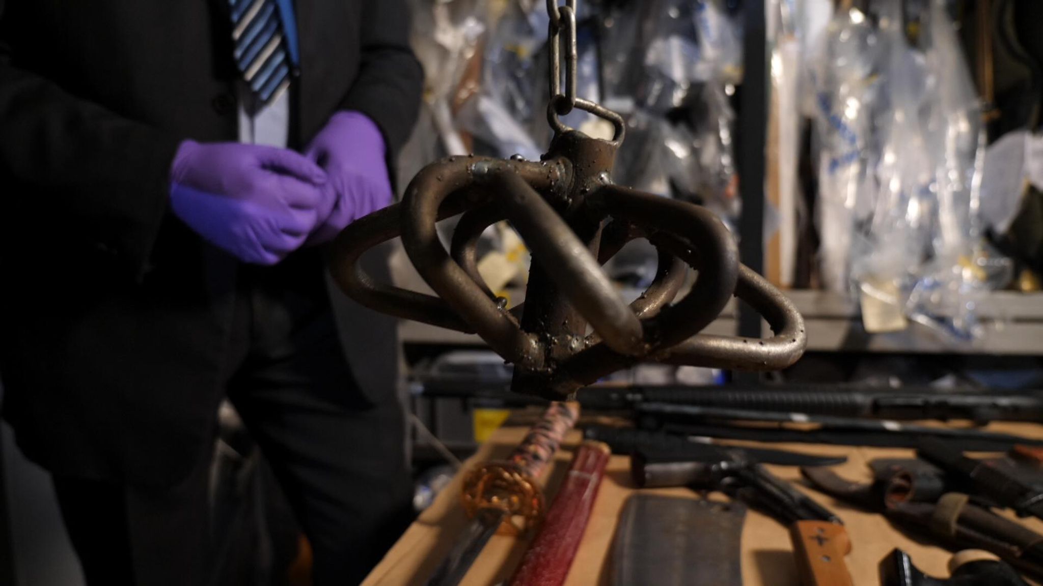 Tools of terror: The chilling weapons seized by police | UK News | Sky News