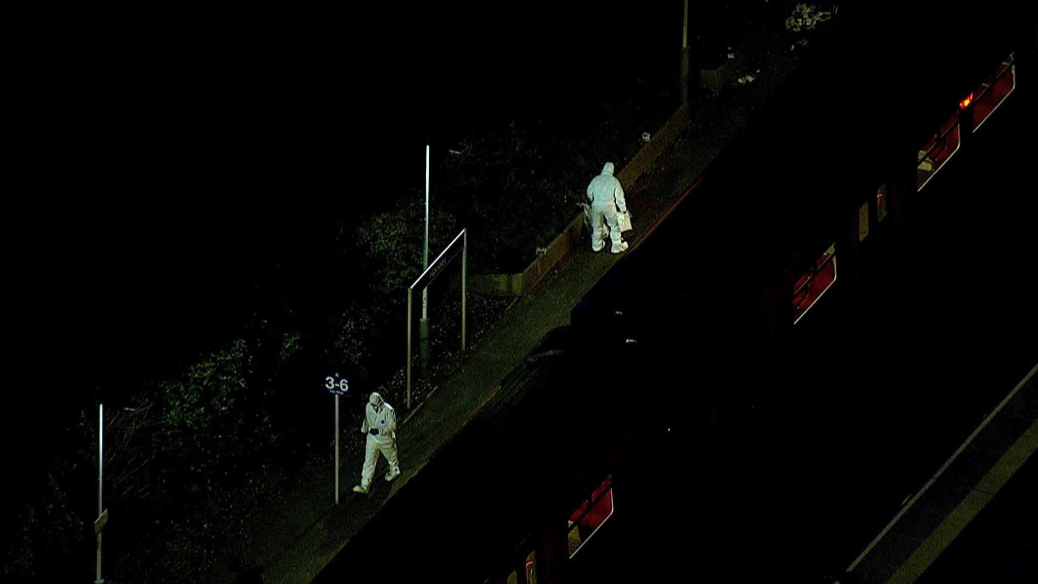 Man and woman arrested after Surrey train stabbing | UK News | Sky News