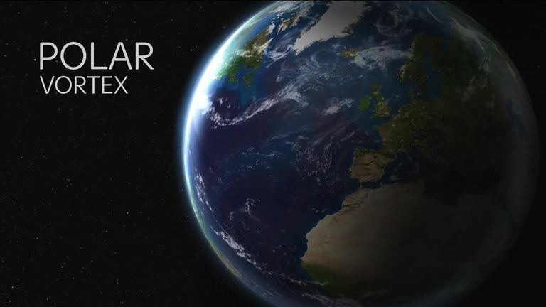 So what is a polar vortex? | News UK Video News | Sky News