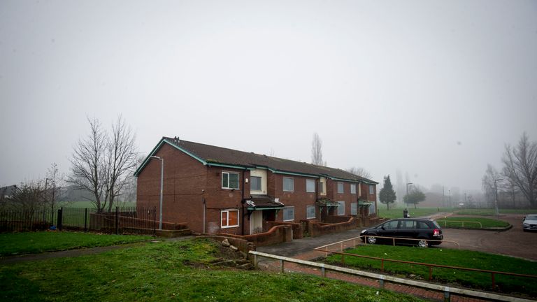Family living on 'ghost estate' after dozens of homes demolished | UK ...