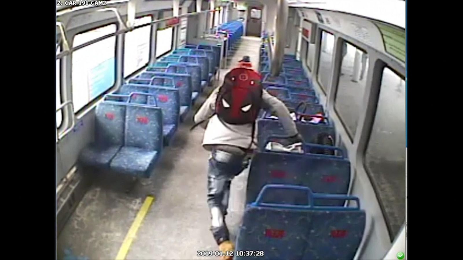 Baby left on train then reunited with dad | US News | Sky News