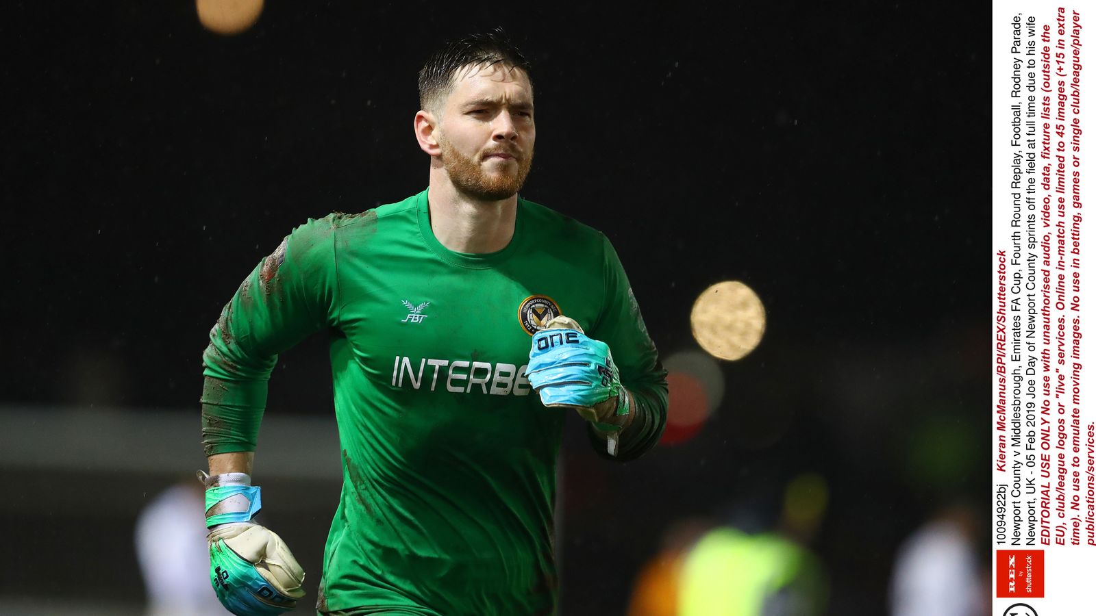 Goalkeeper Joe Day's wife goes into labour during match | UK News | Sky ...