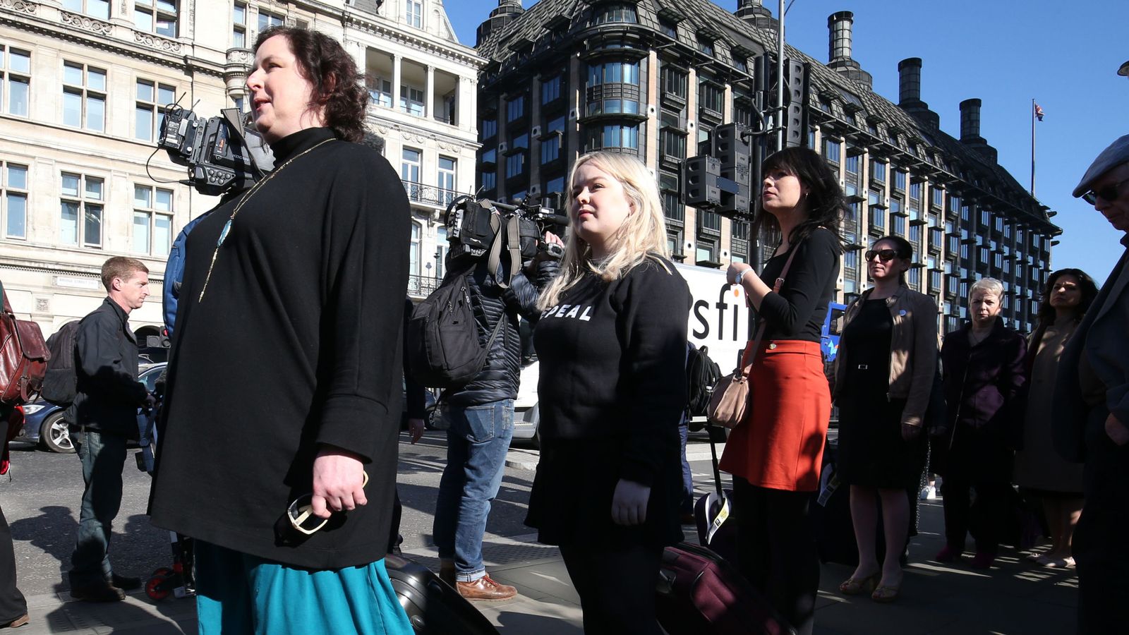 Stars of Derry Girls join Northern Ireland abortion law protest | UK ...