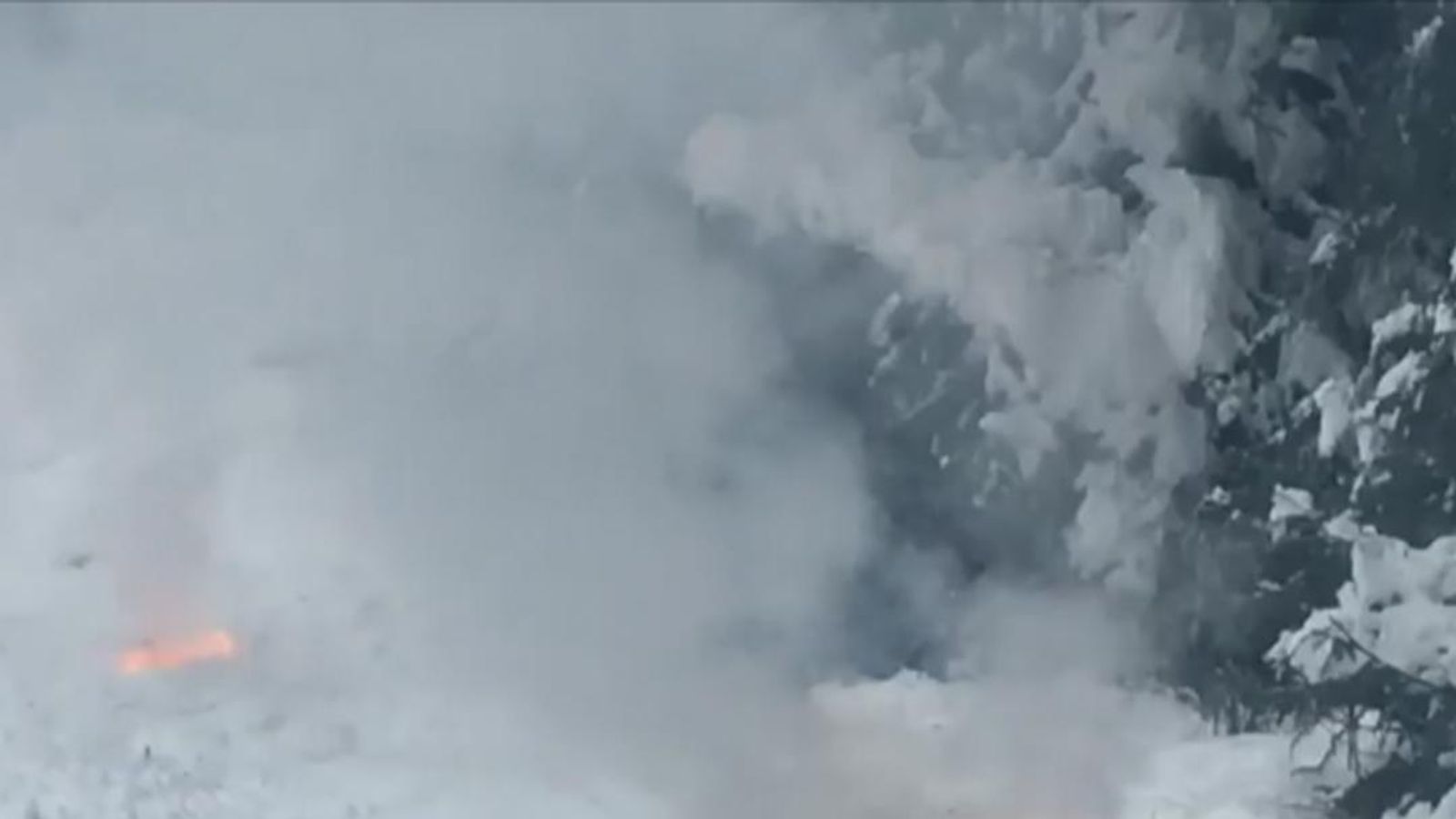 Downed power cables fizz and burn under snow in Washington | US News ...