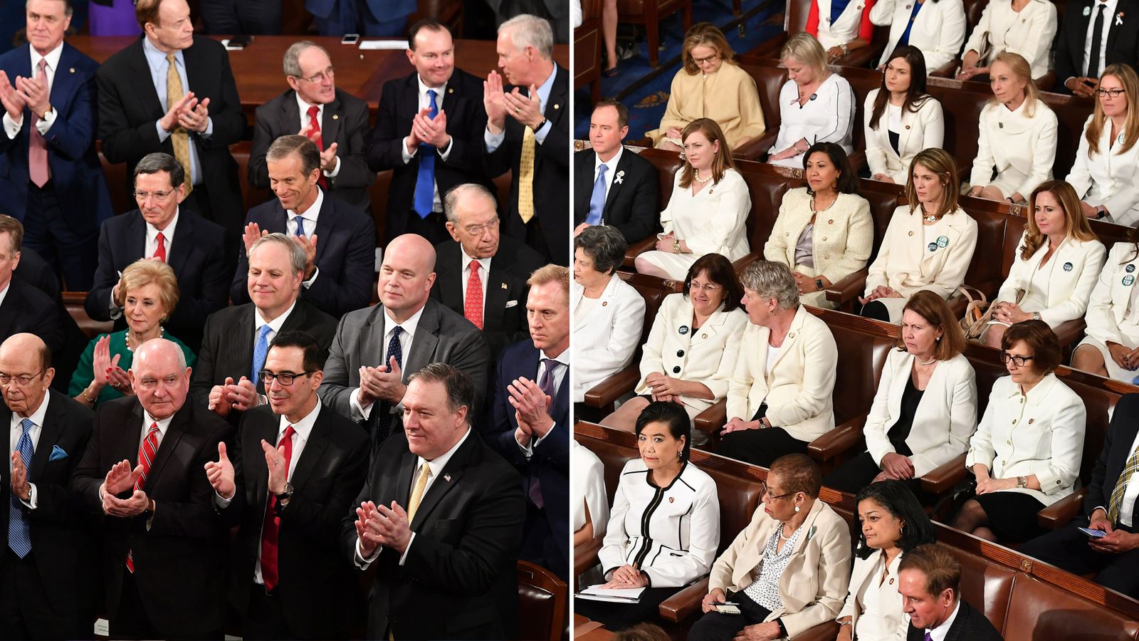 State of the Union: Clothes illustrate huge divide in US politics | US ...