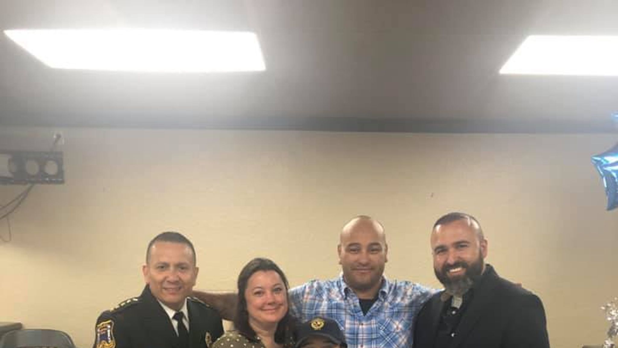 Girl with terminal cancer fulfils dream of becoming a police officer ...