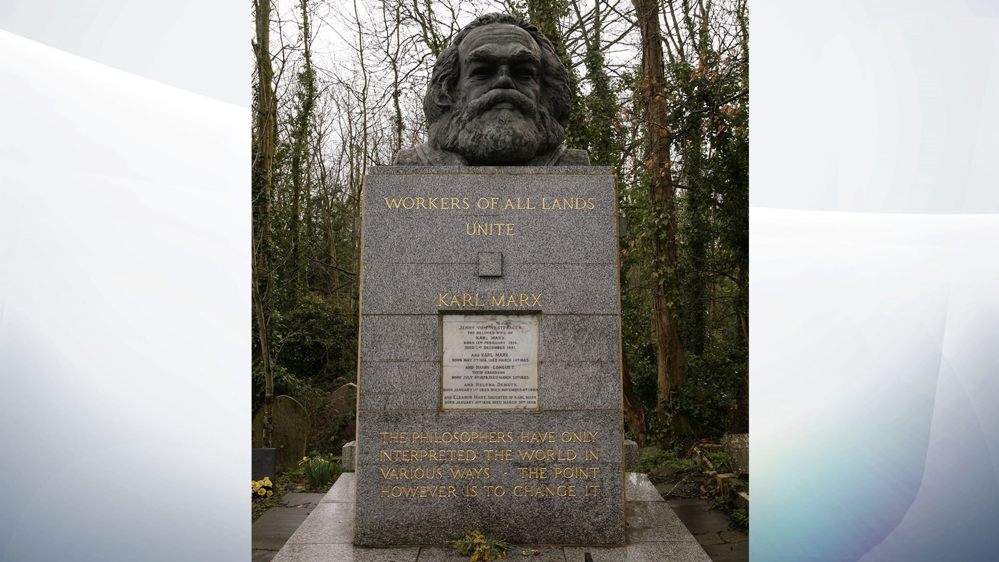 Karl Marx's grave damaged in 'deliberate attack' with hammer | UK News ...