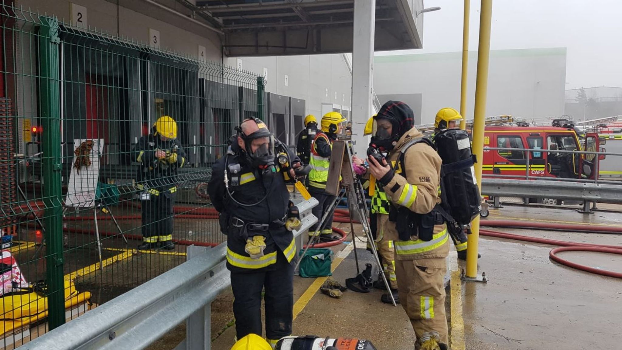 Fire at Ocado's automated warehouse halts customer deliveries | Money ...