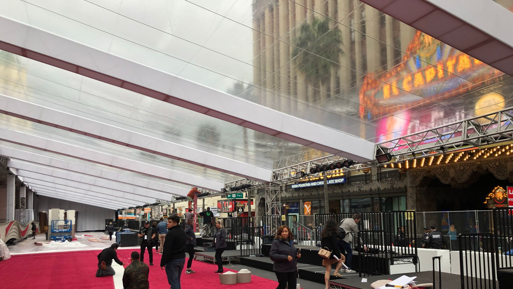 Oscars: Behind the scenes as Hollywood prepares for the biggest night ...