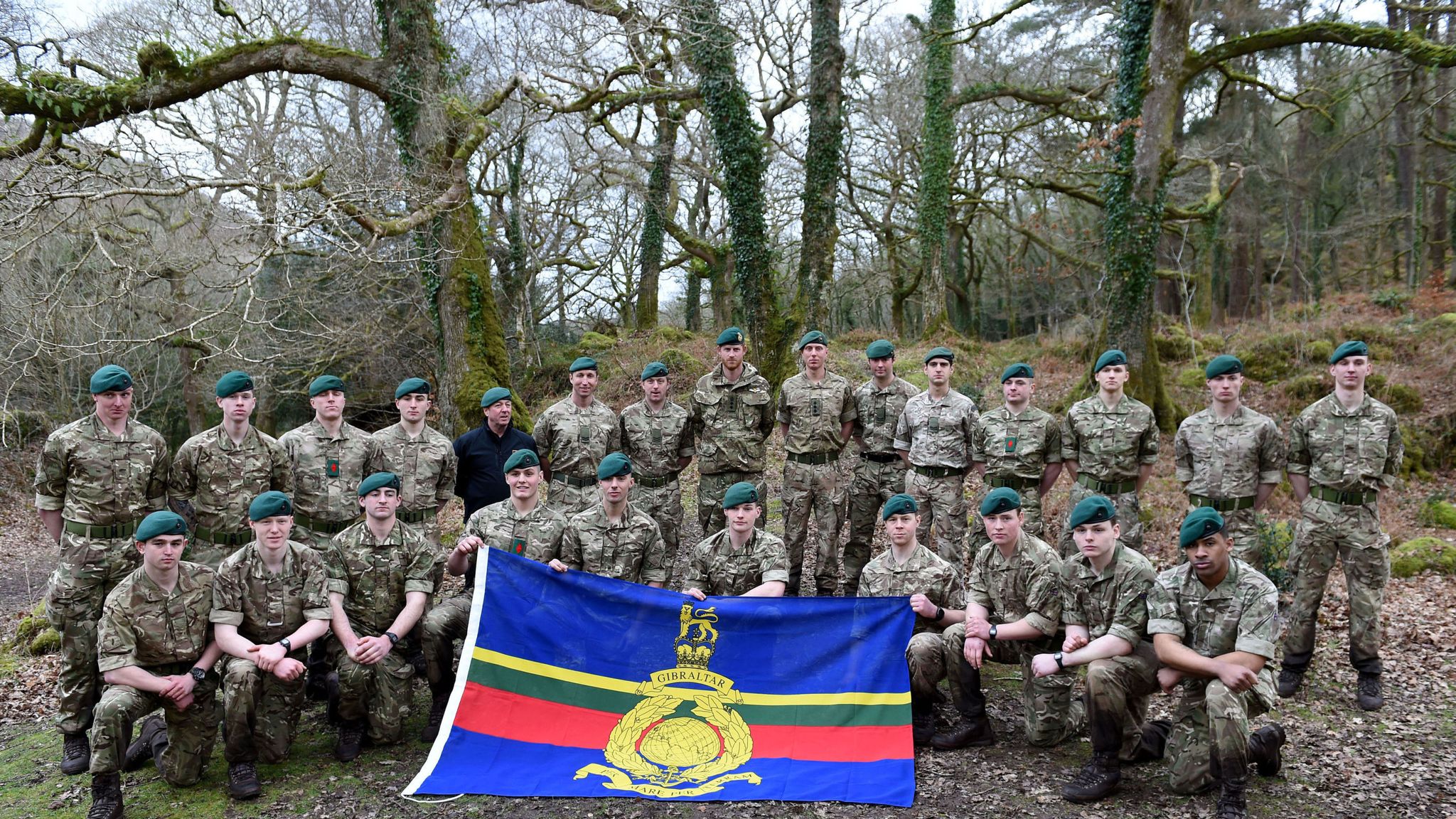 Prince Harry presents Royal Marines with green berets | UK News | Sky News