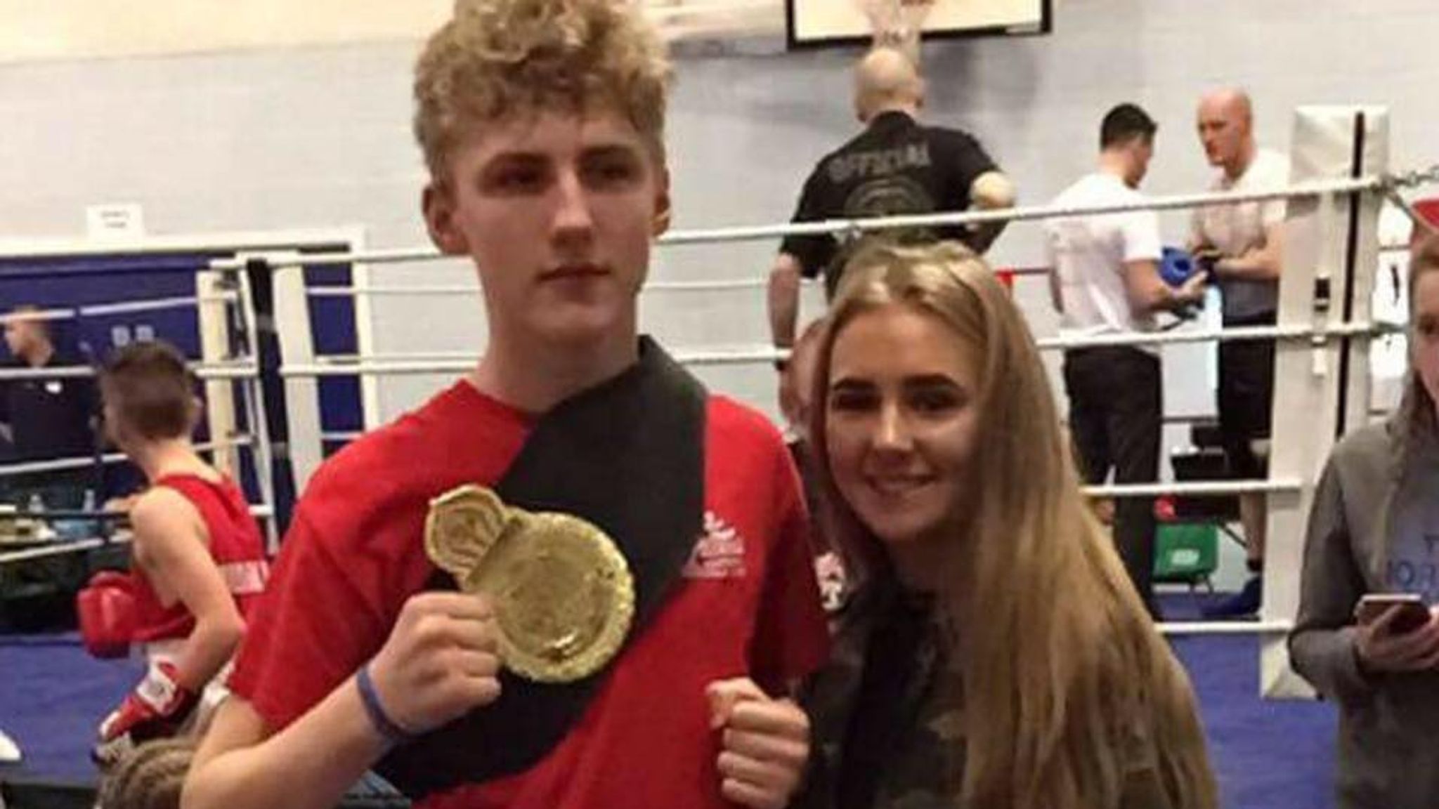 Kickboxer, 14, died after 'fluke' blow to the chest | UK News | Sky News