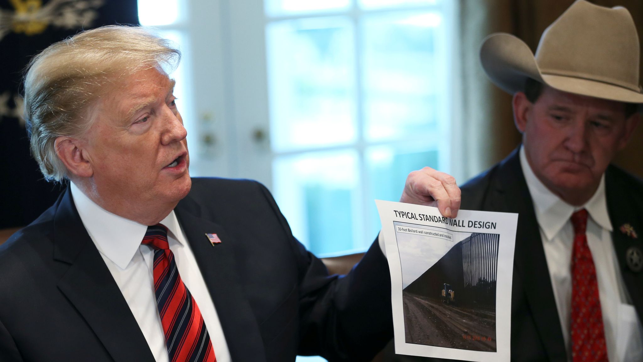 Donald Trump gets go-ahead to build Mexico border wall | US News | Sky News