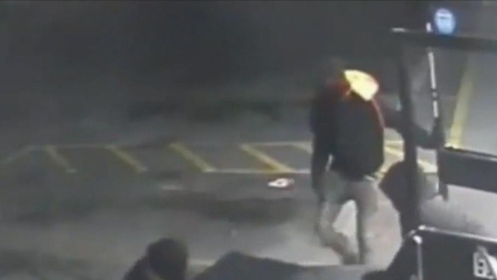 Bungled cash machine robbery on CCTV at Maryland store | US News | Sky News