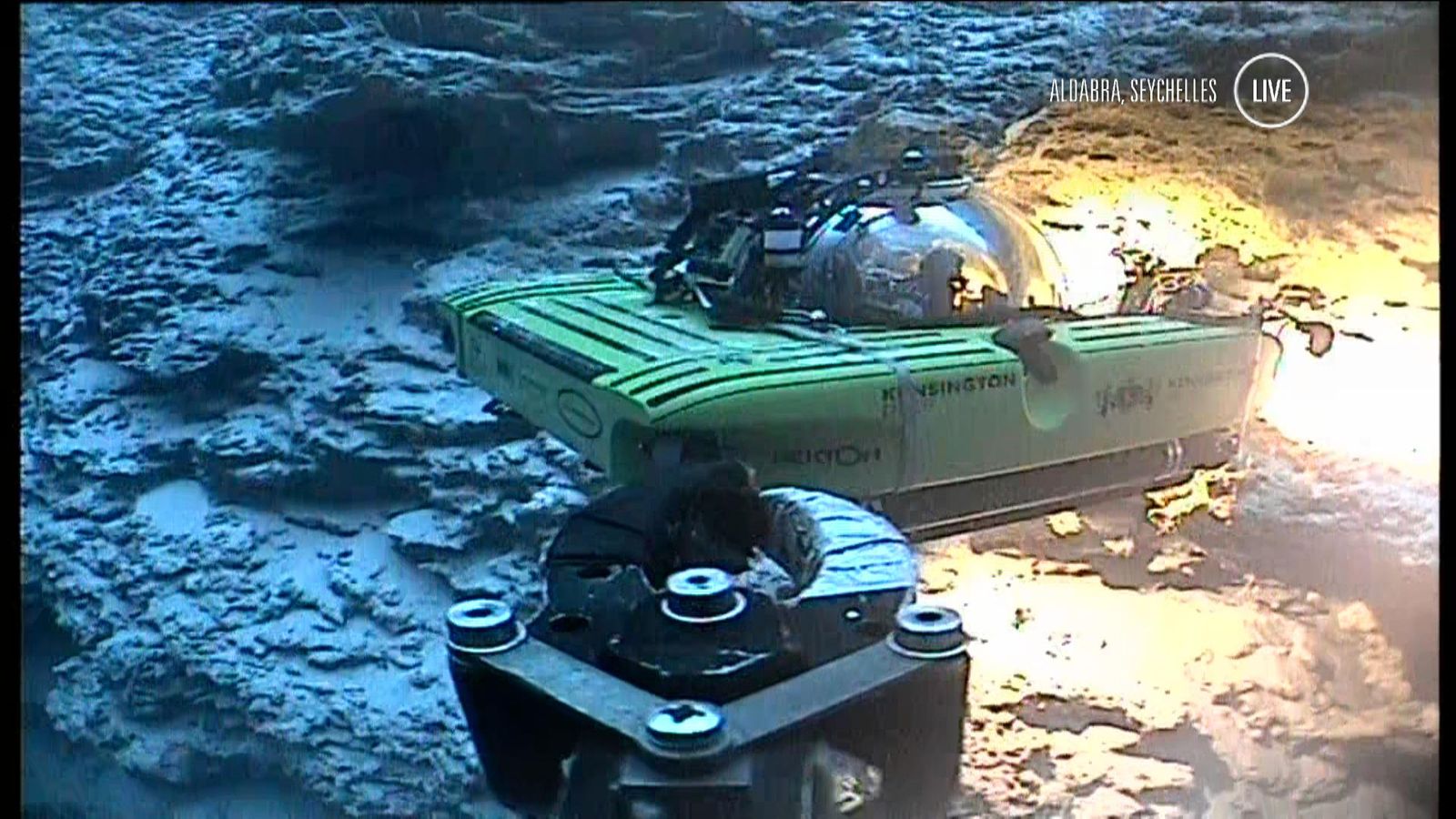 First live deep sea TV news bulletin | World News | Sky News