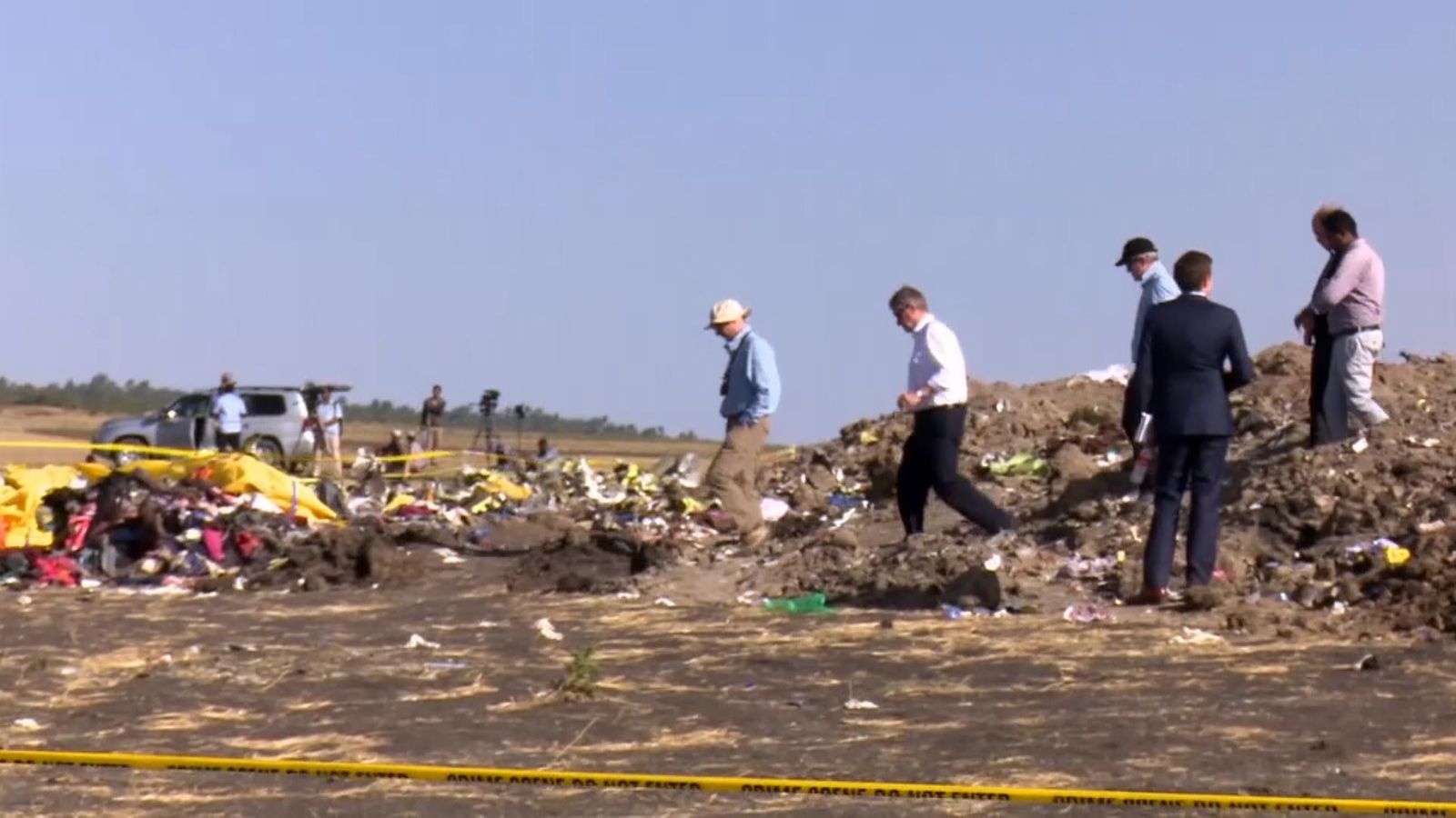 UK ambassador visits site of plane crash | World News | Sky News