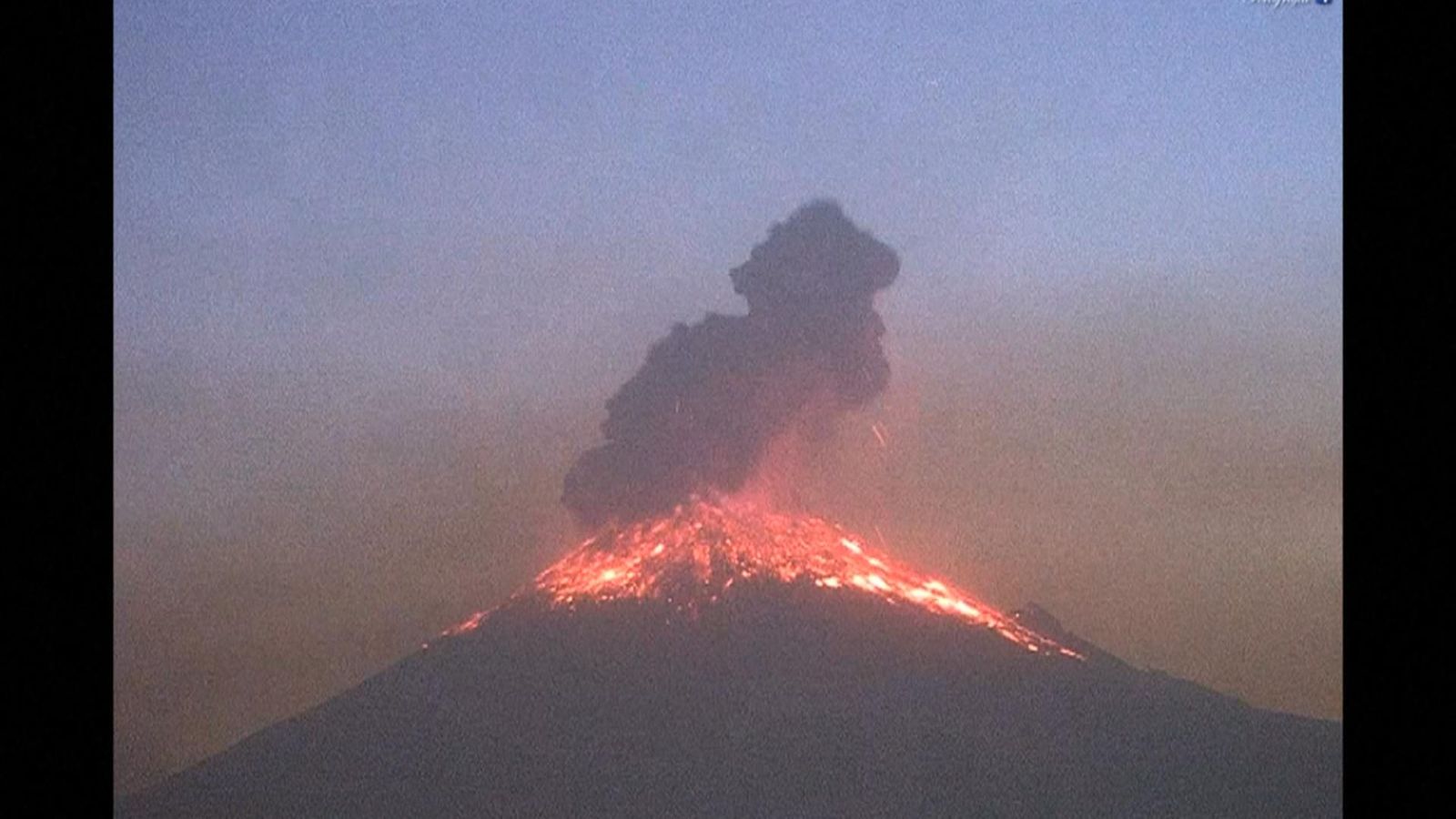 Volcanic eruption caught on webcam | World News | Sky News
