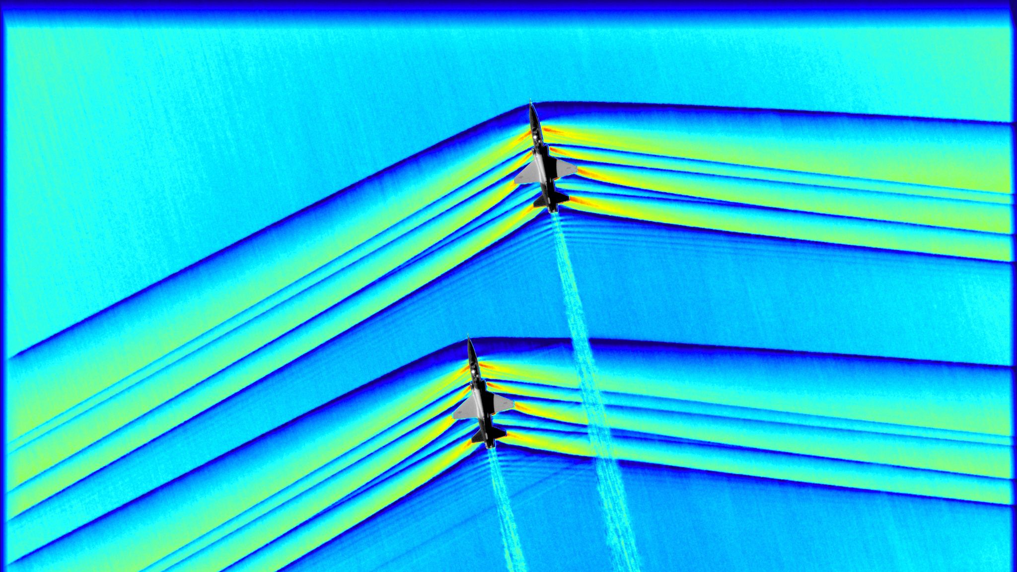 Stunning NASA pictures reveal how supersonic jets create shockwaves ...