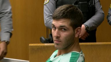 Accused mob boss killer brandishes pro-Trump slogans in court | US News ...