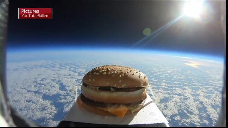 Space burger lands in Colchester! | Video | Watch TV Show | Sky Sports
