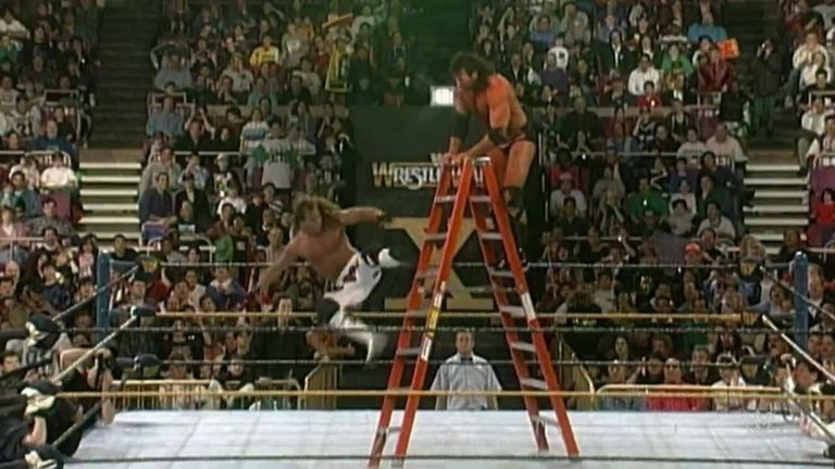 WATCH: HBK & Razor rewatch famous WrestleMania X ladder match | WWE ...