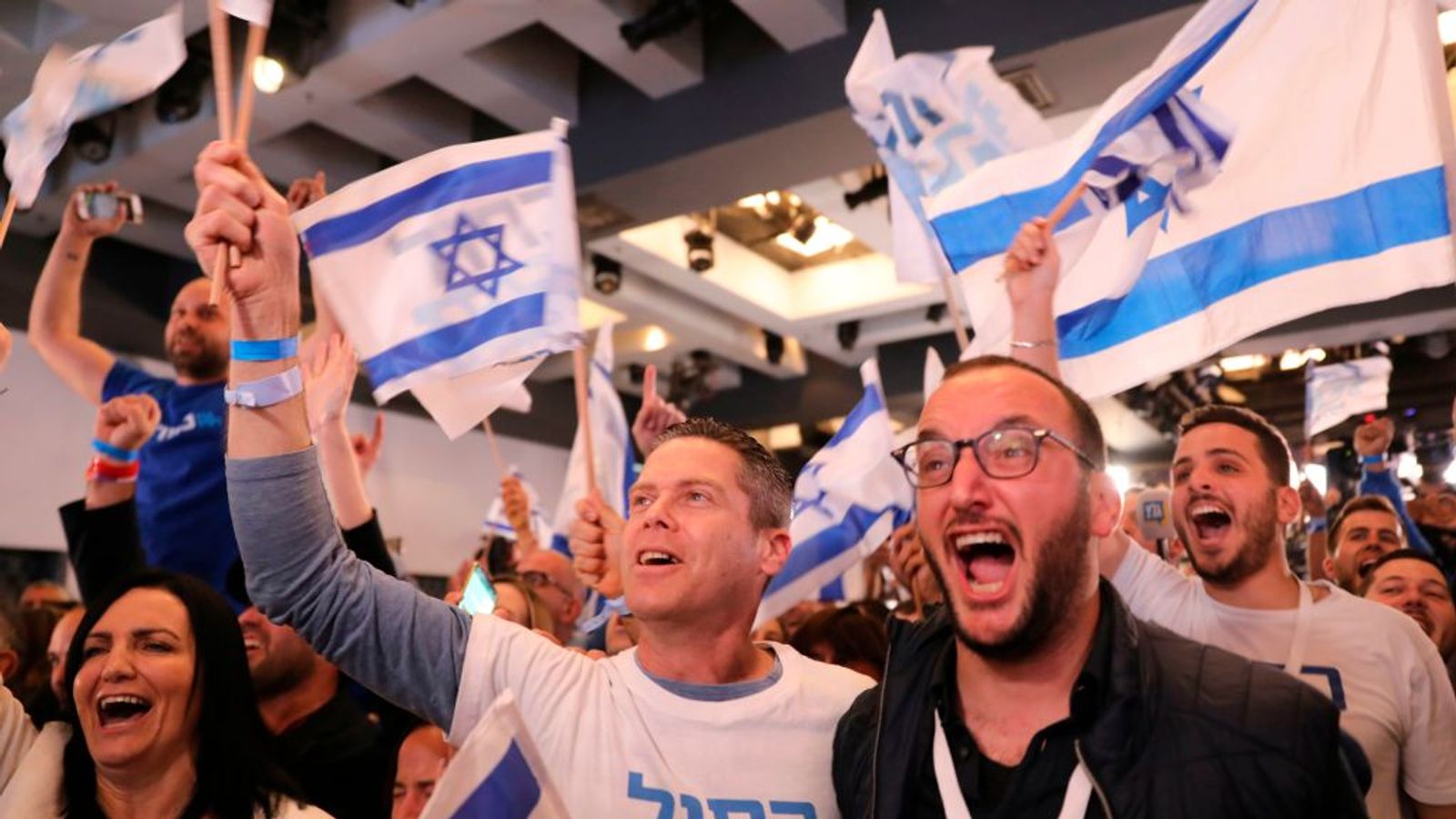 Israel votes: Main rivals claim victory as exit polls offer mixed ...