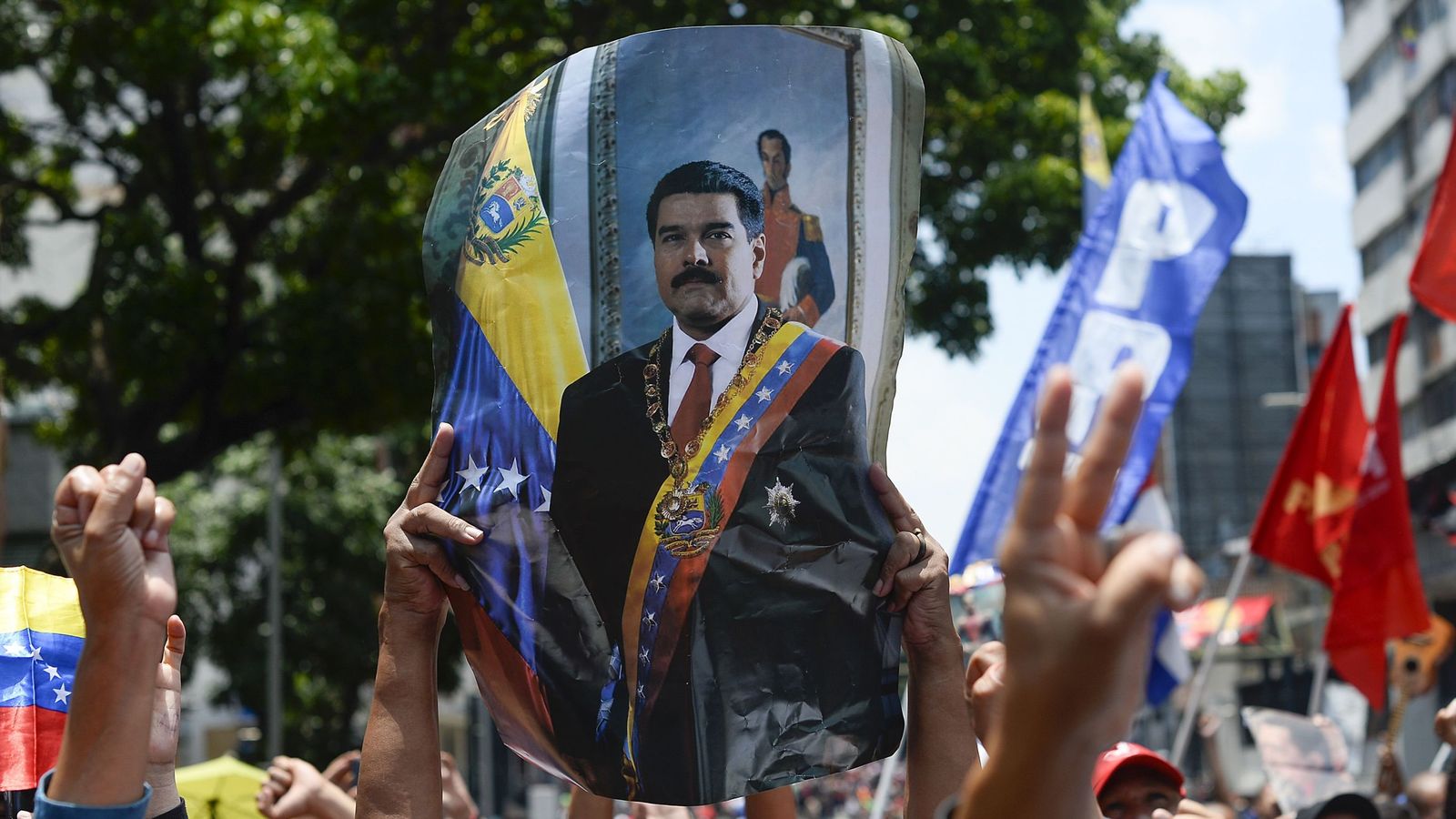 Venezuela: National Guard drives into protesters as opposition calls ...