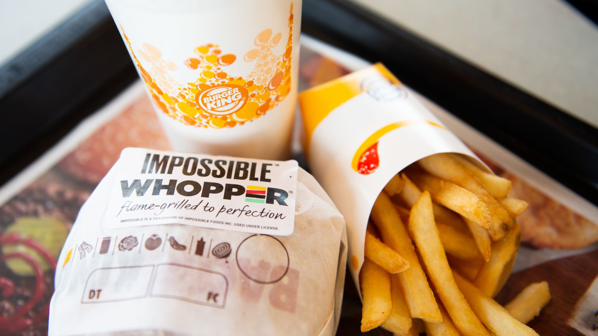 Burger King launches plant-based 'Impossible Whopper' | US News | Sky News