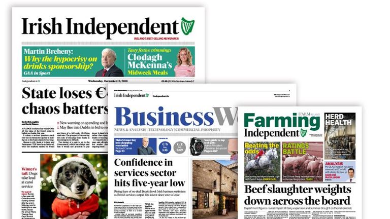 Independent News & Media sold to Mediahuis for €145.6m | Money News ...