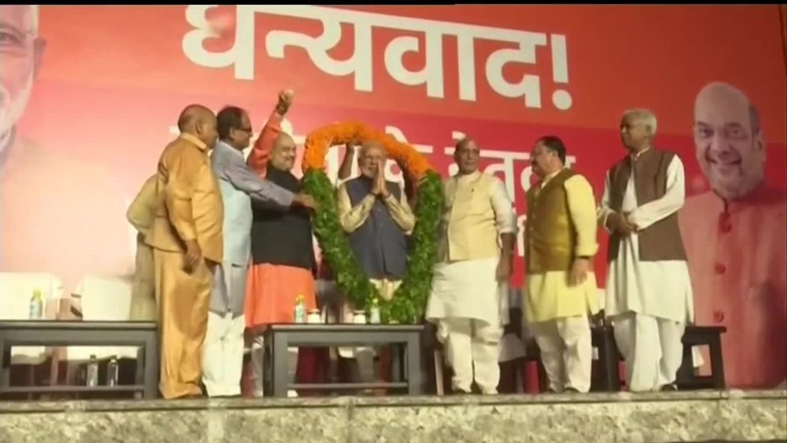 India Election Modi Secures Second Term World News Sky News