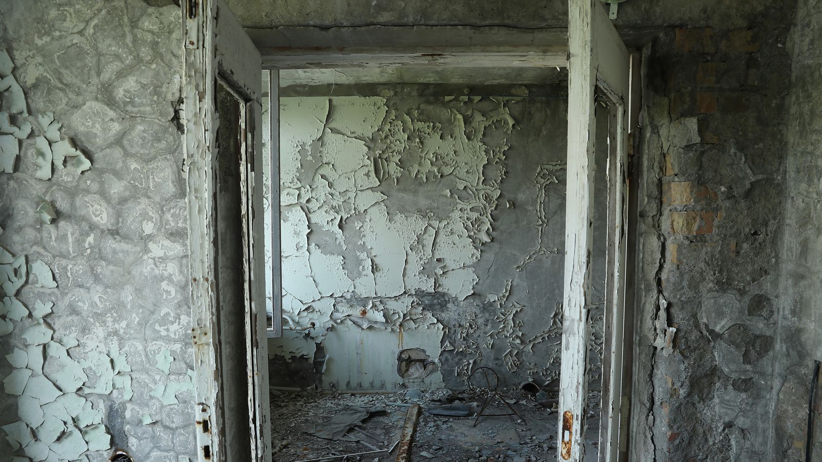 Chernobyl nuclear fallout zone mapped by drones | UK News | Sky News