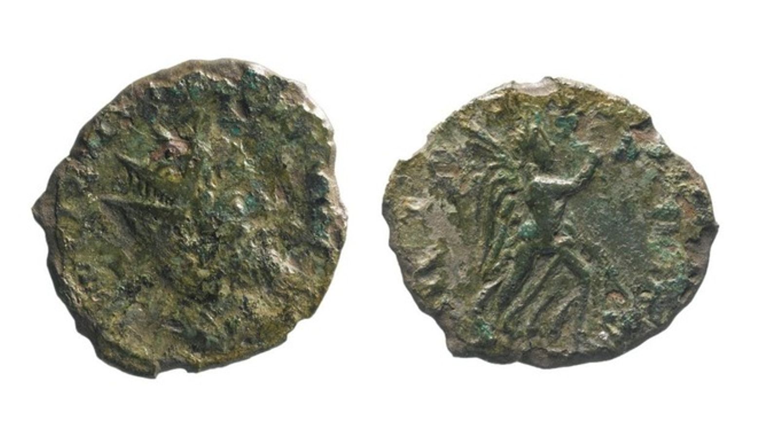 Rare Roman coin found in Cambridgeshire during road improvement works ...