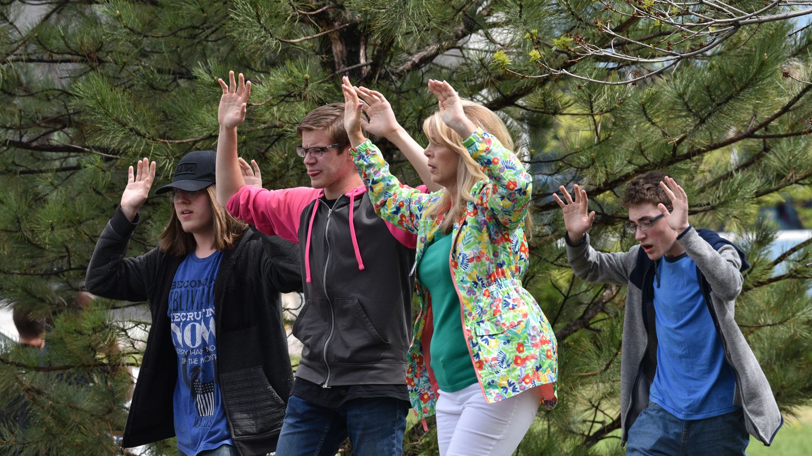 One dead after gunmen open fire at Colorado school | US News | Sky News