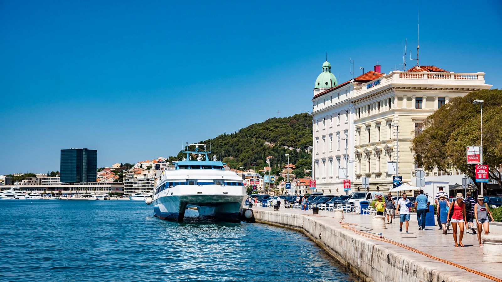 Ferry carrying 350 people drifting in stormy Adriatic off coast of ...