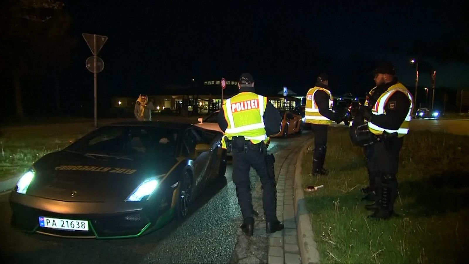 Autobahned: Police in Germany seize 100 sports cars during 'race ...