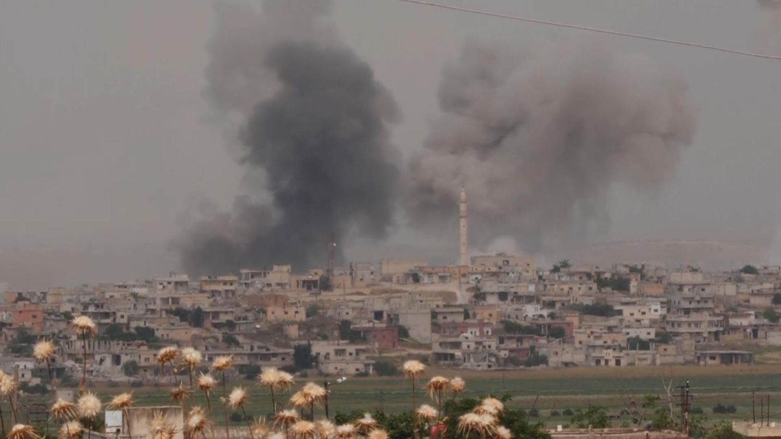 'Bombings have left people in Idlib terrified' | World News | Sky News