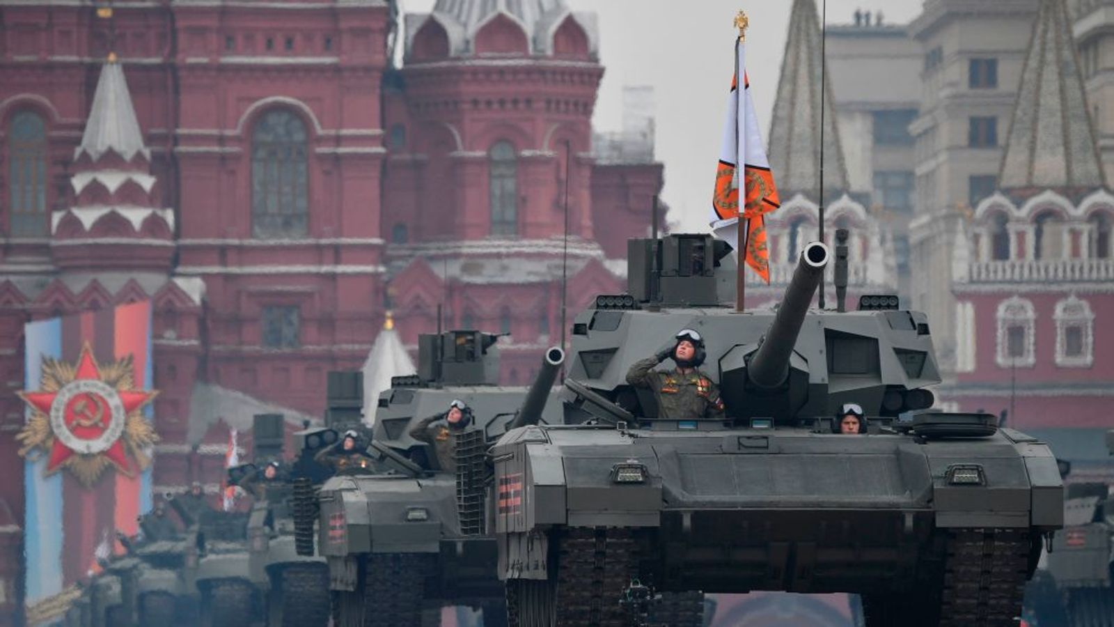 Vladimir Putin pledges to boost armed forces during Victory Day parade ...