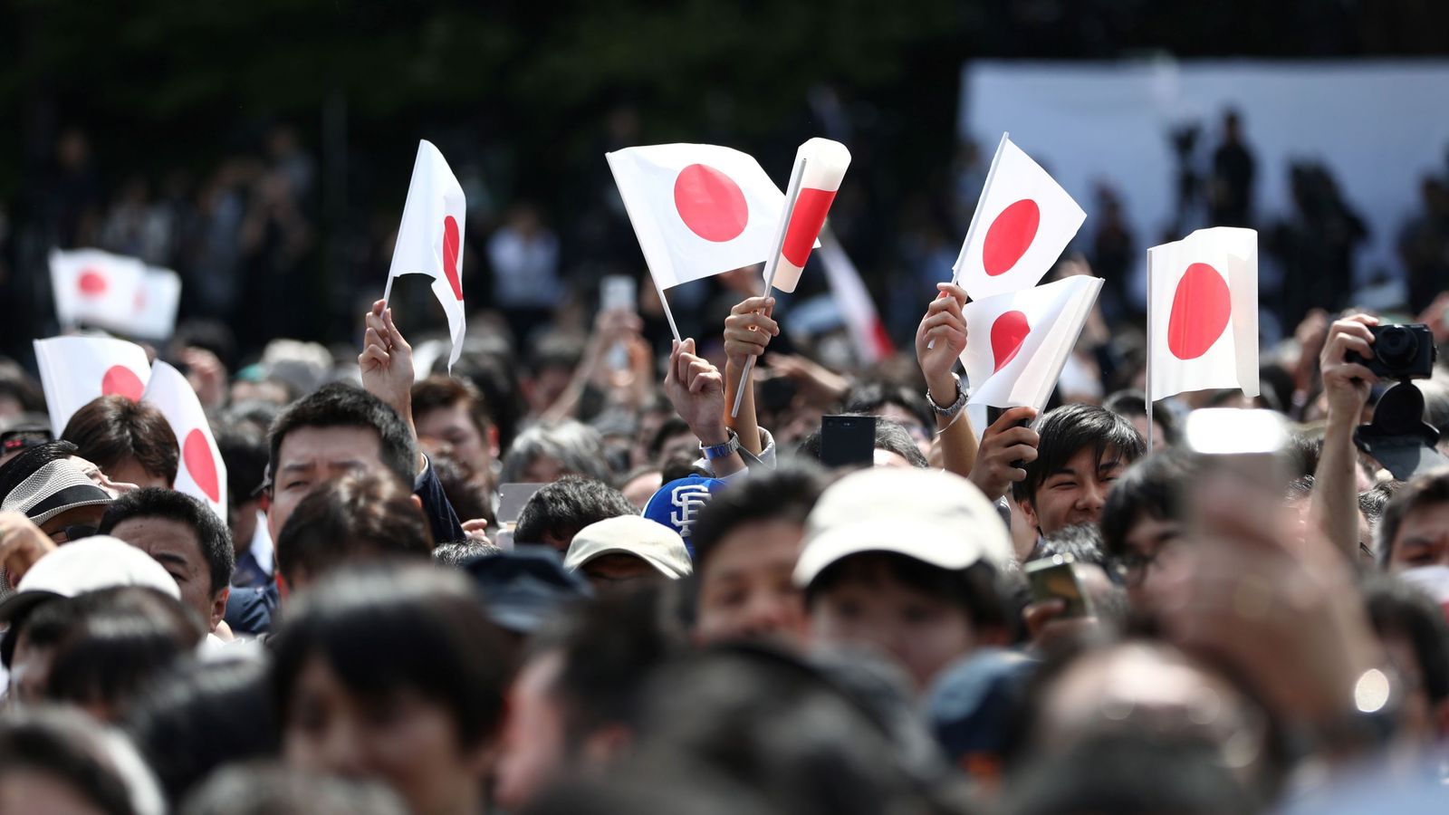 Japan's new emperor calls for 'global peace' | World News | Sky News