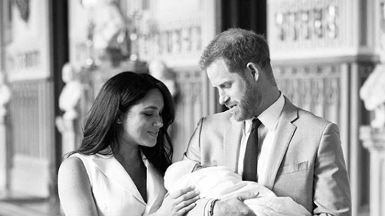 Royal baby: Harry and Meghan reveal son to the world | UK News | Sky News