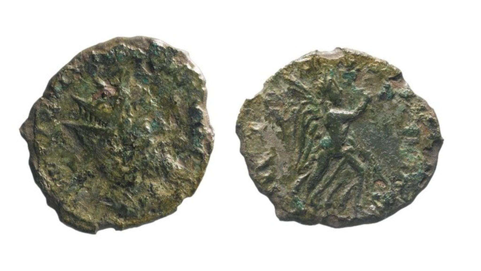 Rare Roman coin found in Cambridgeshire during road improvement works ...
