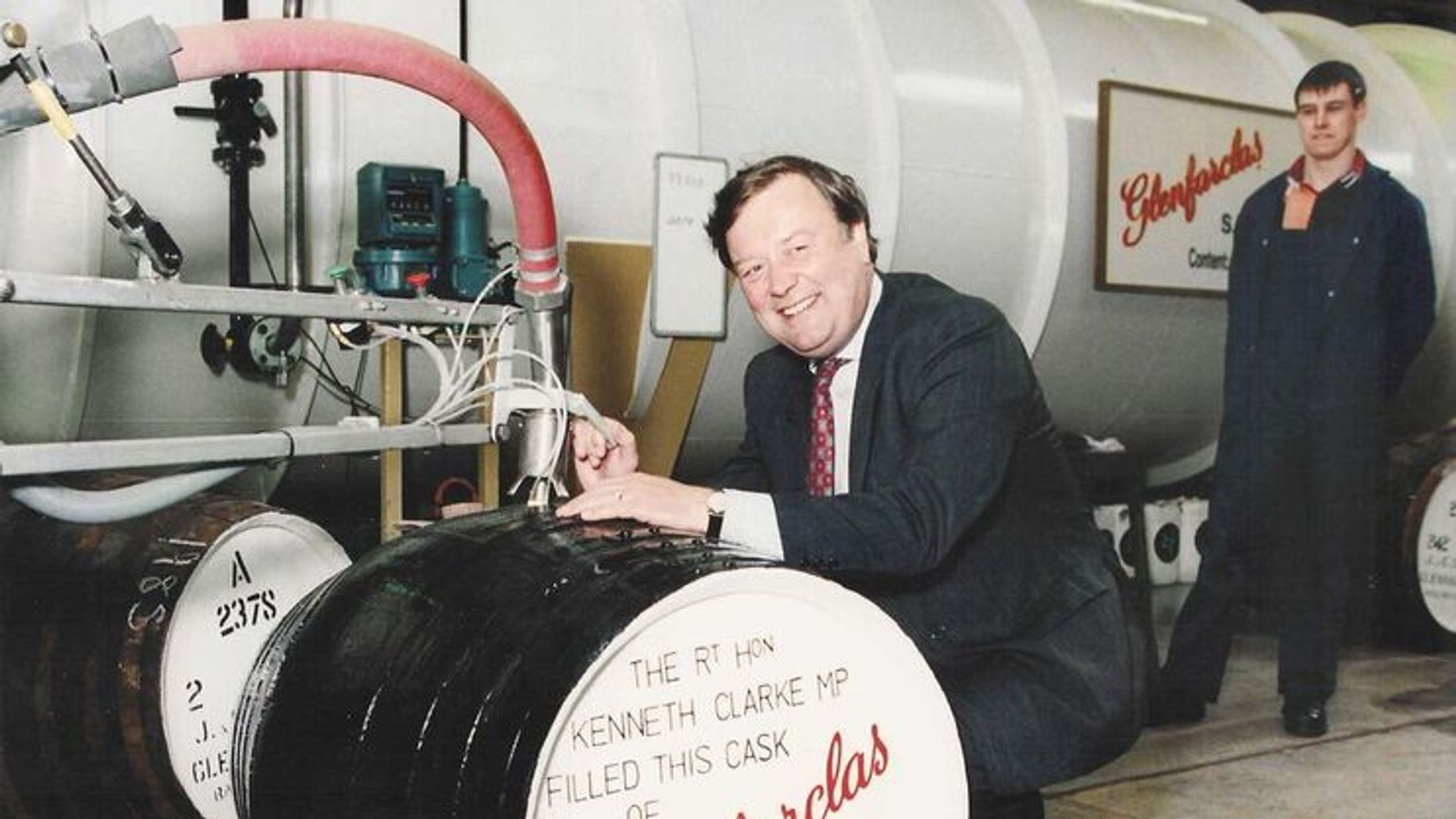 Ex-chancellor Ken Clarke honours election whisky promise 25 years on ...