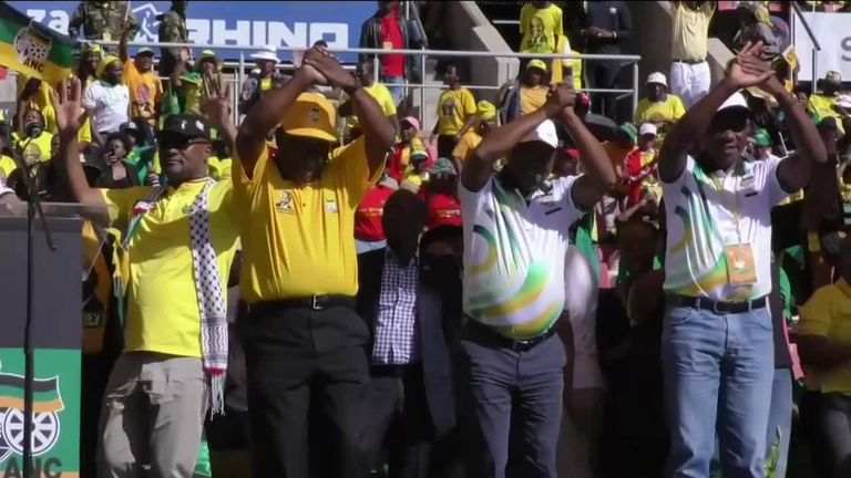 South Africa's ANC face election troubles | World News | Sky News