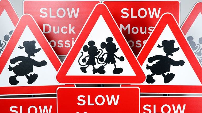 Disney characters to feature on new UK road safety warnings | UK News ...