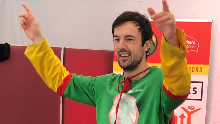 'Adventureman' Jamie McDonald runs over 73 miles a day to break ...