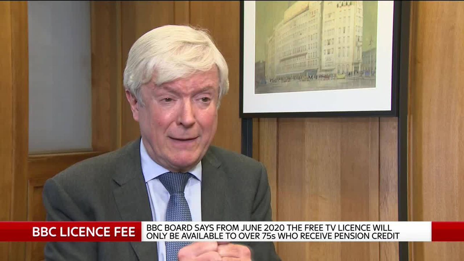 Sir Hall insists BBC are being 'fair' | UK News | Sky News