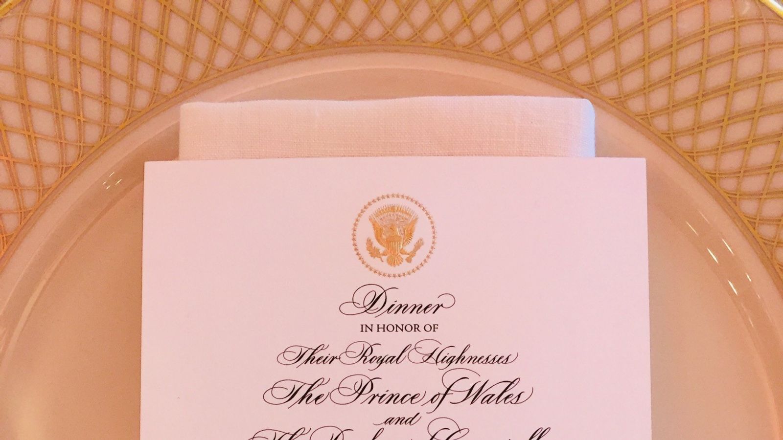 Trump's dinner menu: What did he lay on for Prince Charles? | UK News ...